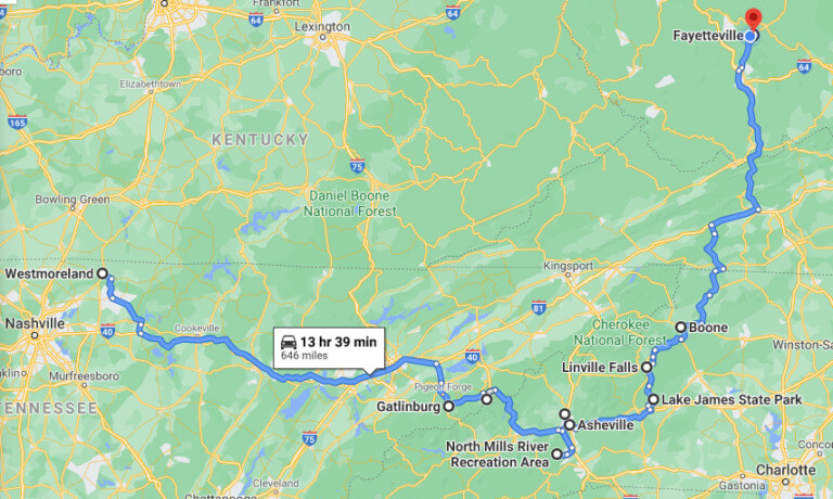 Tennessee to North Carolina | The Backpack Guide
